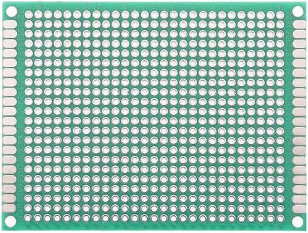 6 x 8 cm Universal PCB Prototype Board Single-Sided 2.54mm Hole Pitch