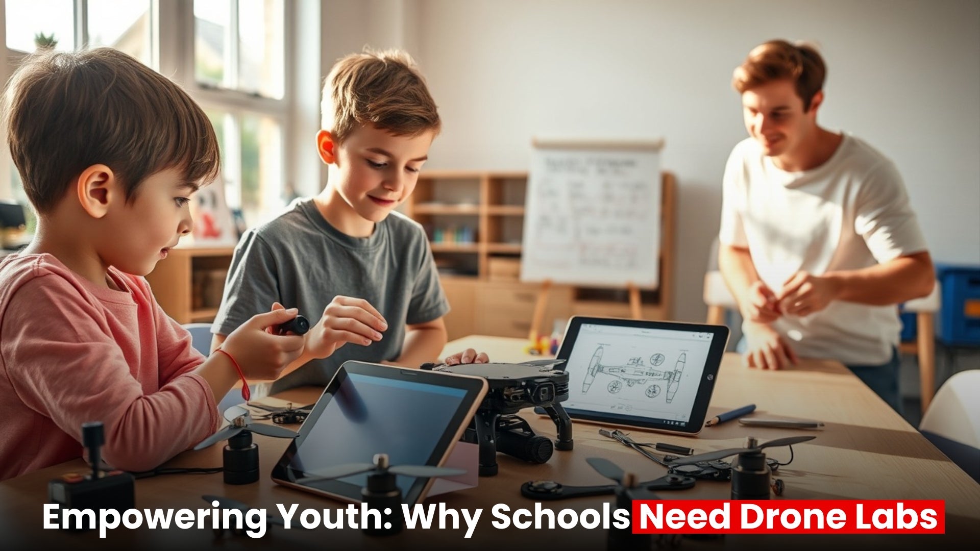Empowering Young Minds: Why Schools & Colleges Need Drone Labs