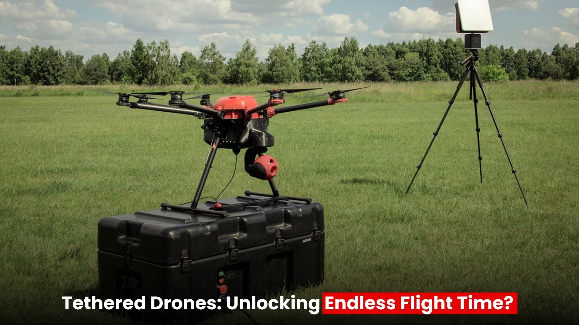 Tethered Drones: The Key to Unlimited Flight Time?