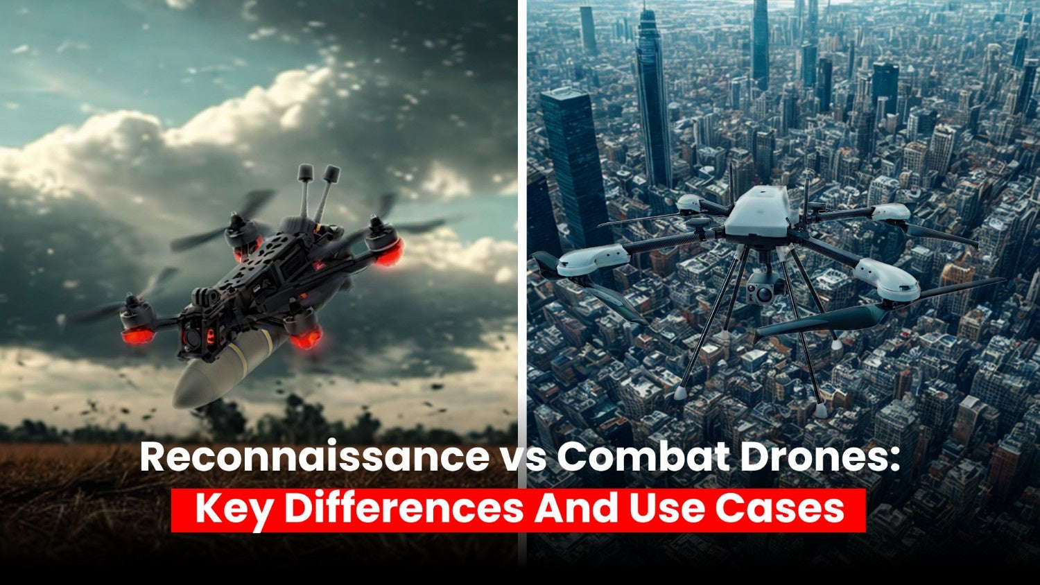 Reconnaissance vs Combat Drones: Key Differences And Use Cases